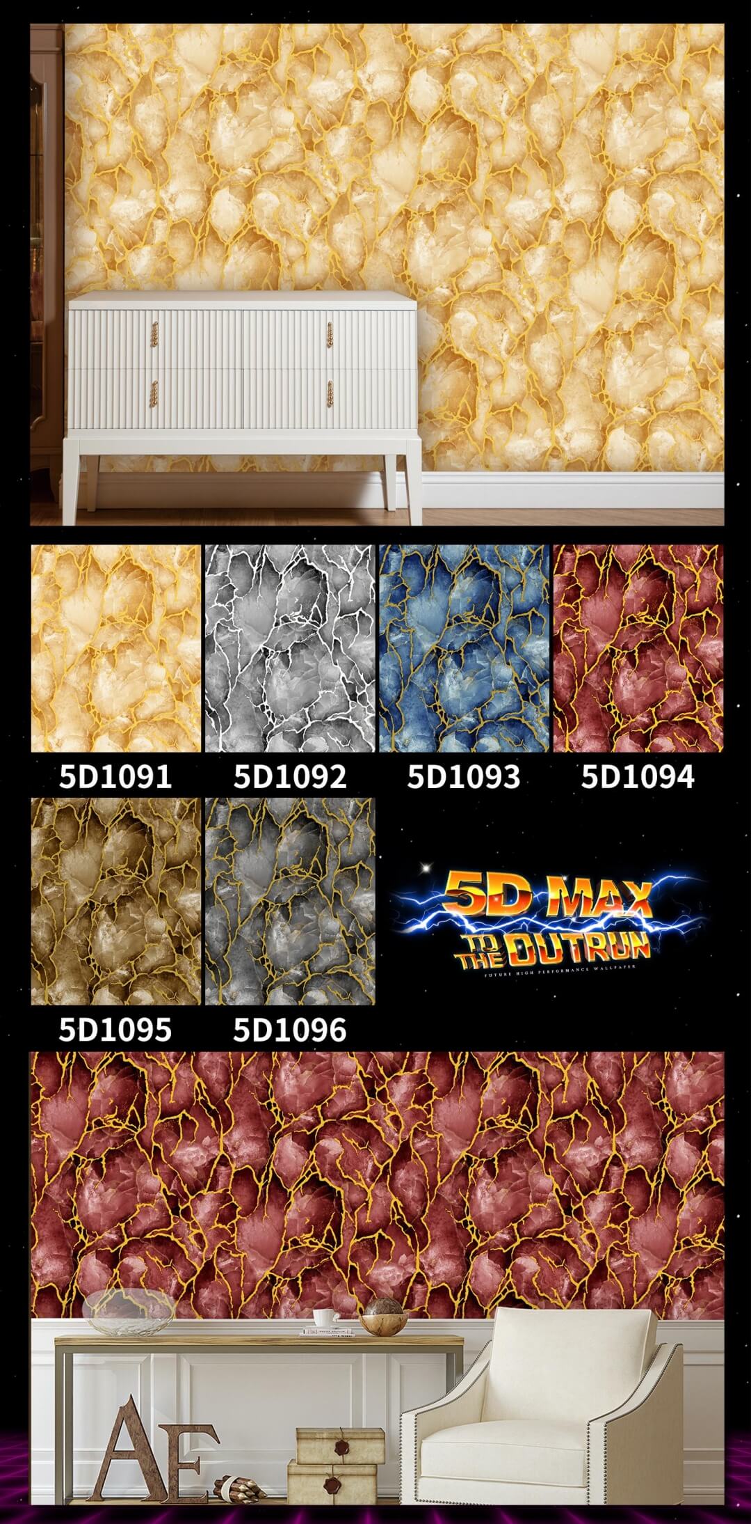 Modern Design PVC Wallpaper 3D Wallpaper Roll from China manufacturer - Max