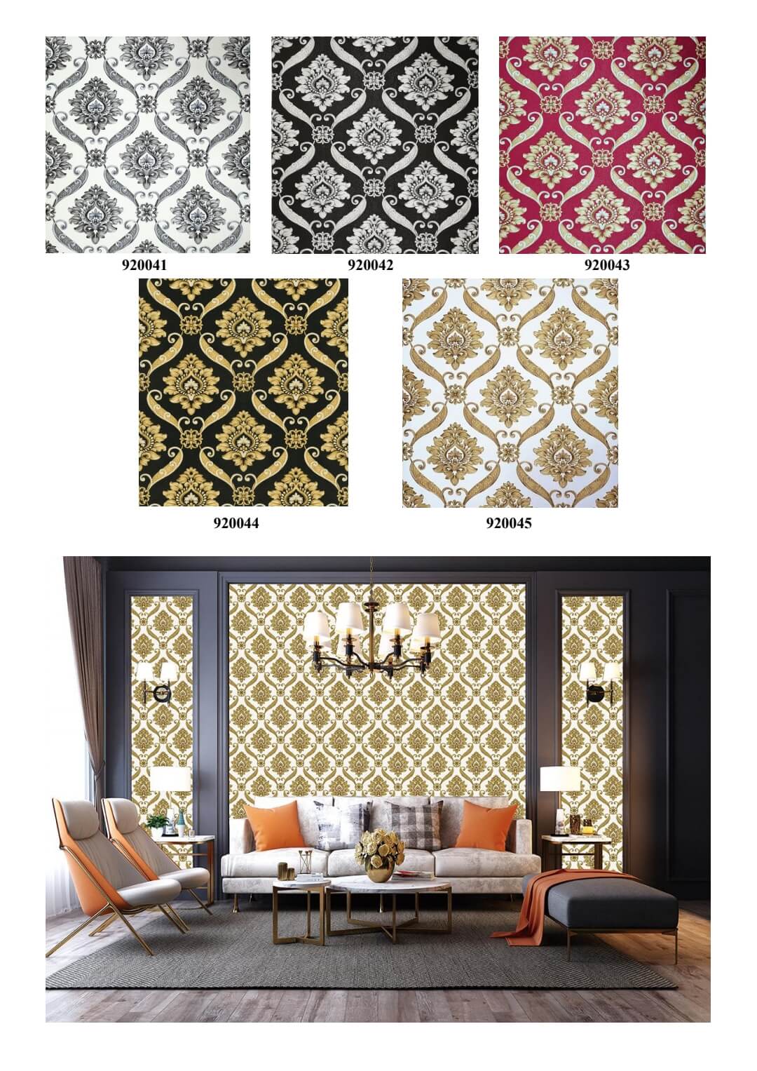 3d Waterproof PVC Brick Wallpaper for Home from China manufacturer ...